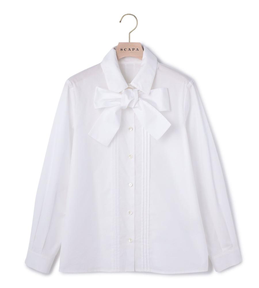 コットンポプリンブラウス｜ブラウス・シャツ｜SCAPA(スキャパ