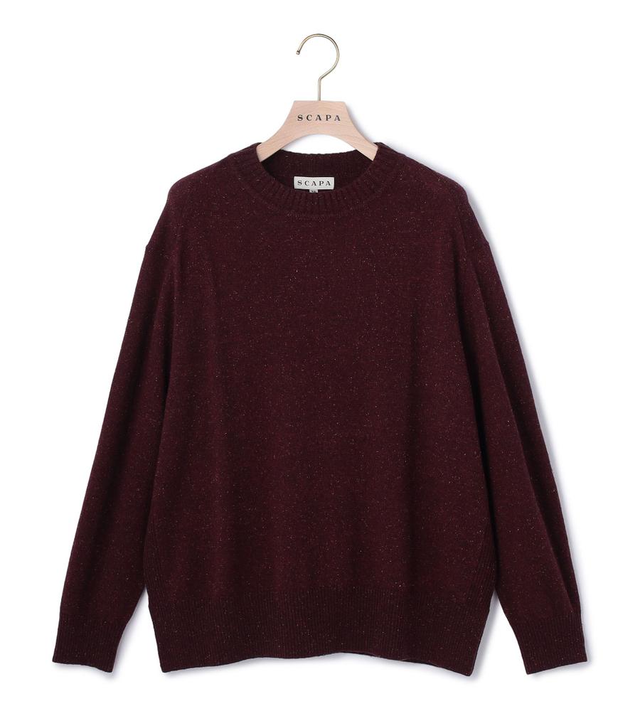 ウールネップニットプルオーバー｜ニット｜SCAPA(スキャパ)｜ルック